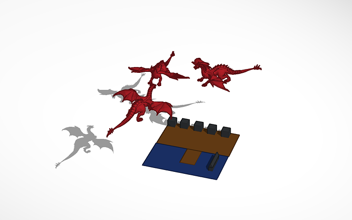 3D design dragon scars tawn | Tinkercad