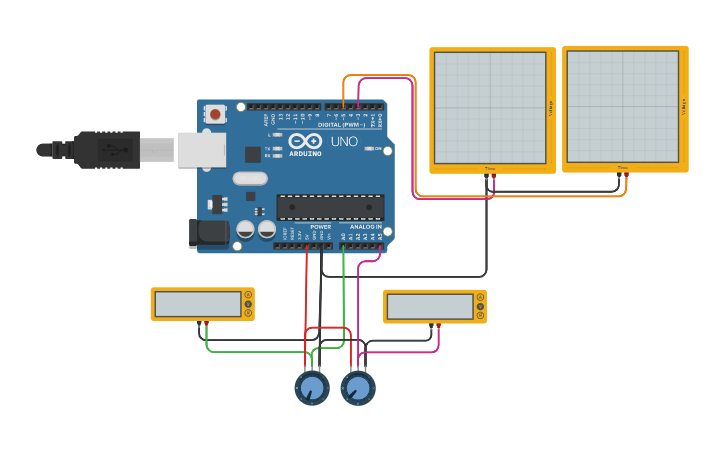 Circuit design Gerador PWM - Tinkercad