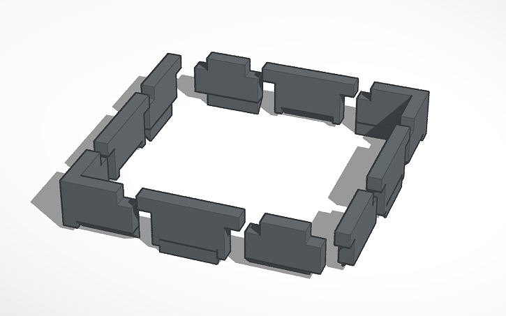 3D design robo warz destructable building floor 2 #robowarz | Tinkercad