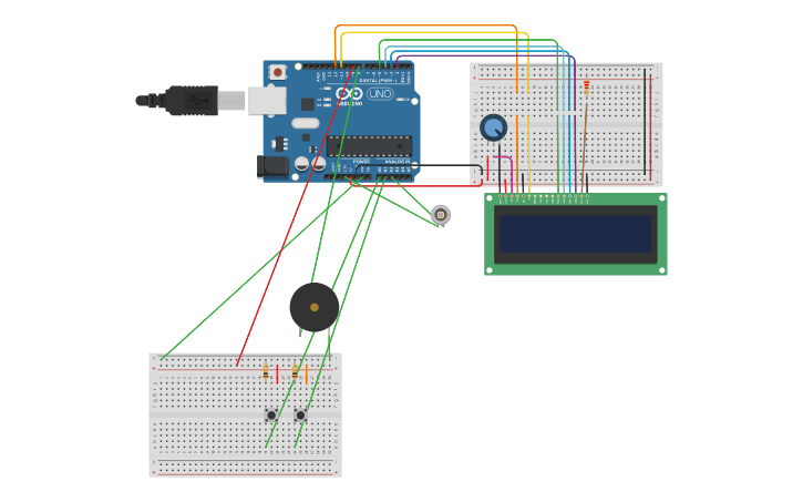 Circuit design Diseño curso arduino | Tinkercad