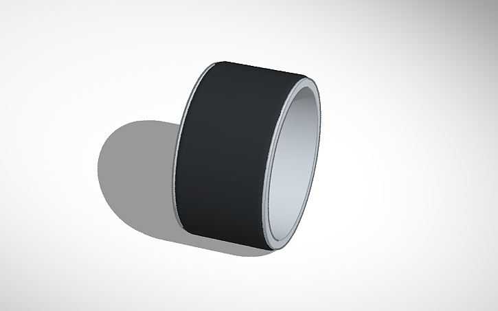 3D design spiral wheel - Tinkercad