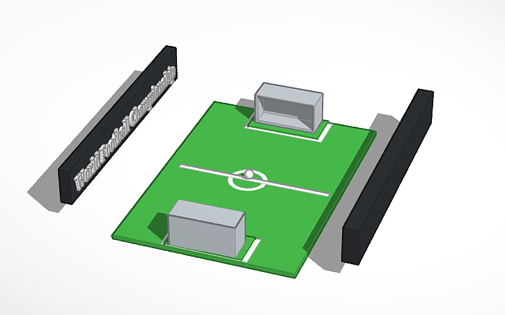 3D design Football ground - Tinkercad