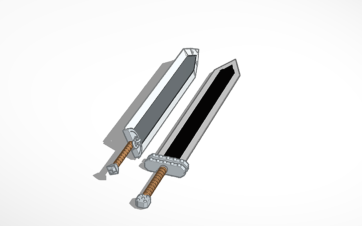 3D design guts sword berserk | Tinkercad