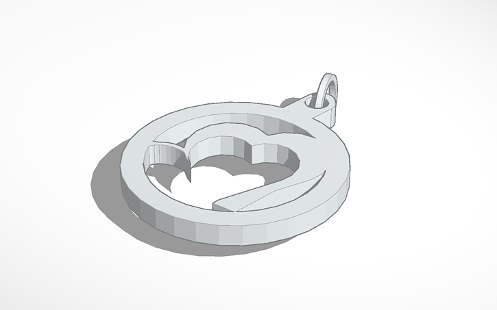 3D design Key chain - Tinkercad