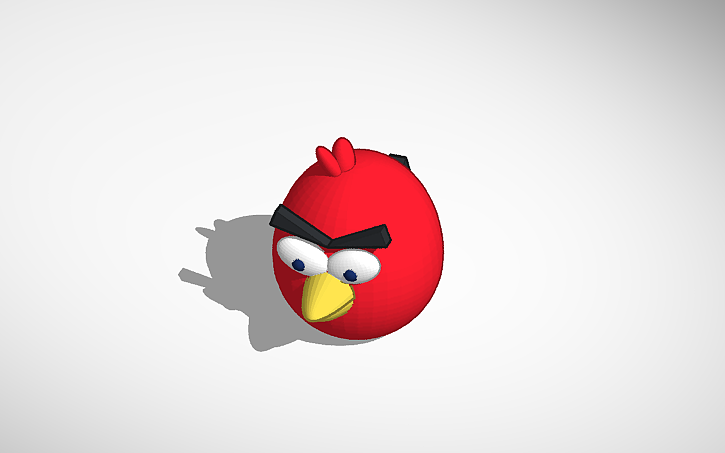 3D design Angry Birds - Tinkercad