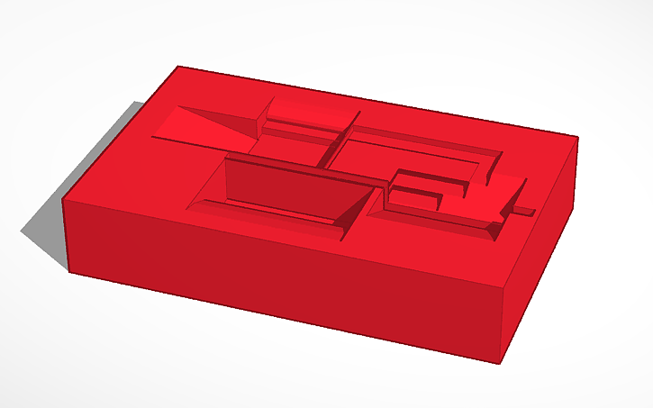 3D design fingerboard fun box cement mold | Tinkercad