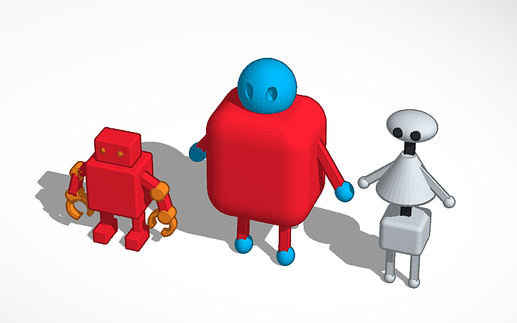 3d Design Robot Tinkercad 