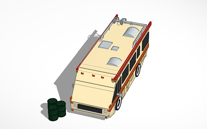 3D design breaking bad RV - Tinkercad
