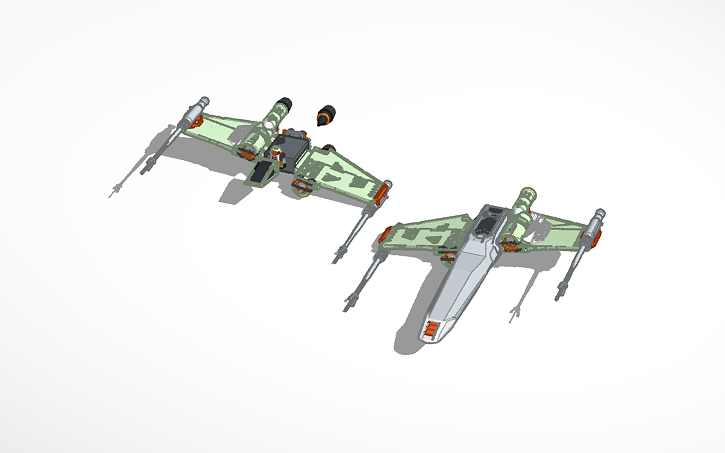 3D design x wing | Tinkercad