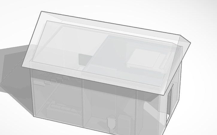 3D design Model of a Home - Tinkercad