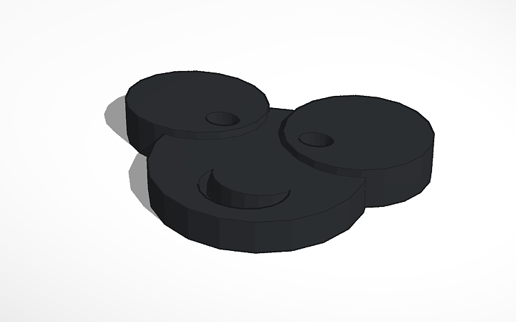 3D design mickey mouse | Tinkercad
