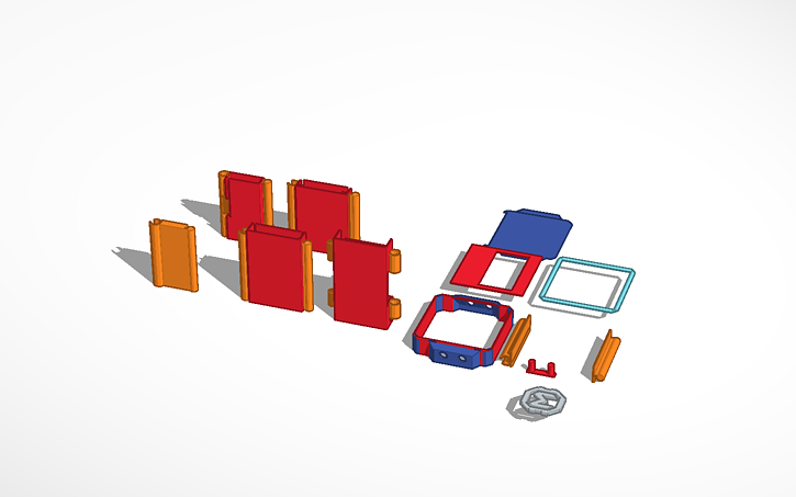 3D design Watchduino2 WIP - Tinkercad