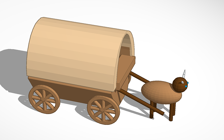 3D design derp wagon | Tinkercad