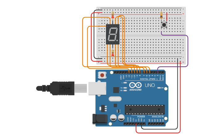 Circuit design ARRAY - Tinkercad