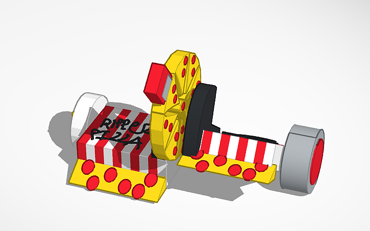3D design Battlebots Ripperoni - Tinkercad