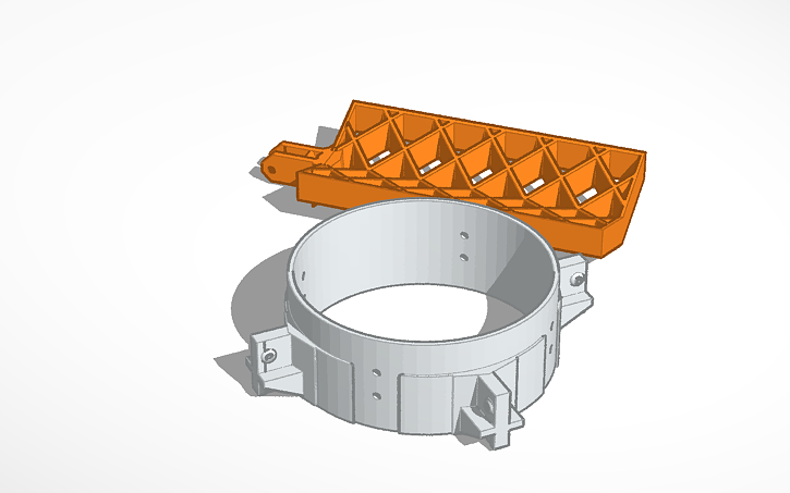 3d Design Swept Grid Fins Tinkercad
