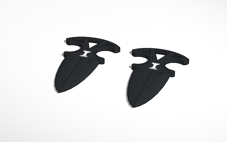 3D design CS:GO Shadow Daggers - Tinkercad