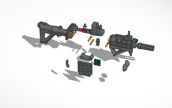 3D design THE GUN | Tinkercad