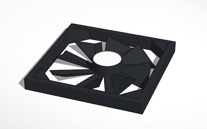 3D design Cooler - Tinkercad