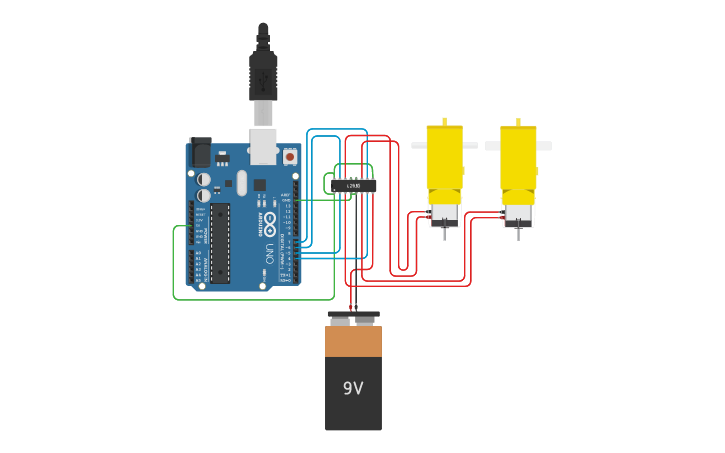 Circuit Design Template Lab 3 3 Motor Control Serial Tinkercad