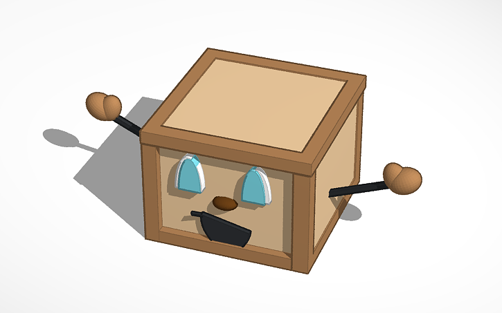 3D design tiny box tim - Tinkercad