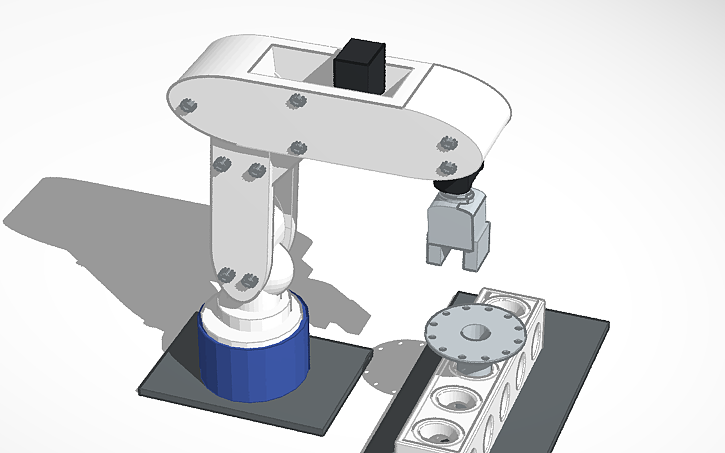 3D design Copy of Robot Arm - Tinkercad