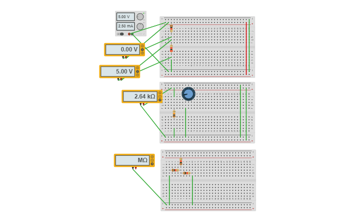 Circuit design Circuit Analysis intro | Tinkercad