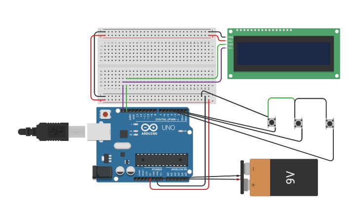 Circuit Design I2c Lcd Arduino Tinkercad 9619