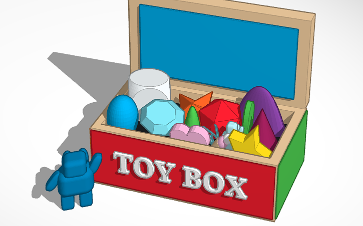 3D design Toy Box - Tinkercad