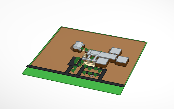 3D design 1960's Elementary School Scheme | Tinkercad