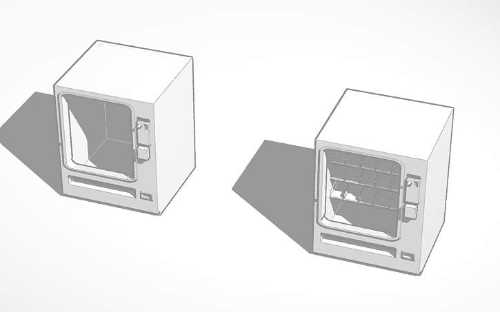 3D design Vending Machine - Tinkercad