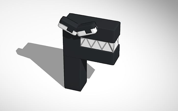 3D design Alphabet Lore : F - Tinkercad
