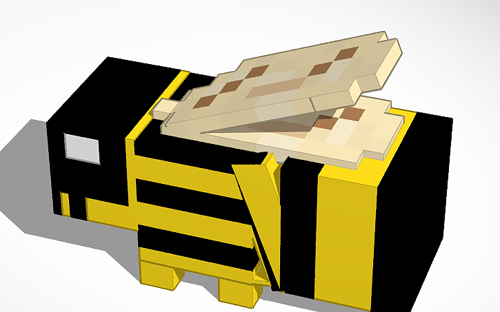 3D design Minecraft Wasp | Tinkercad