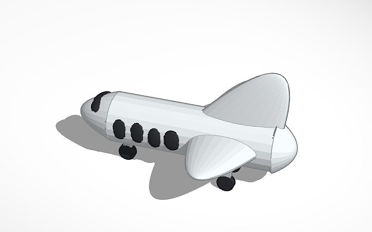 3D design Plane | Tinkercad