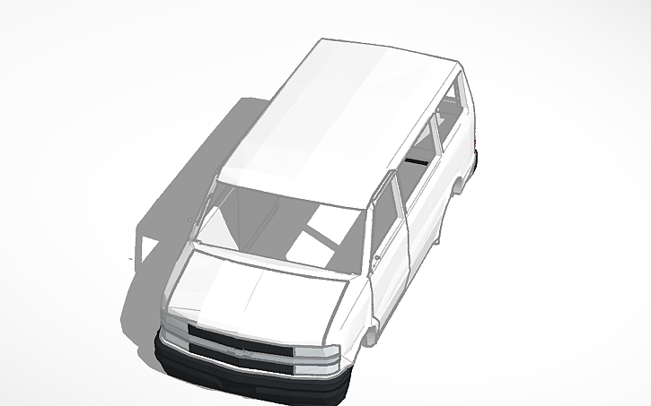 3D design Chevy astro van - Tinkercad