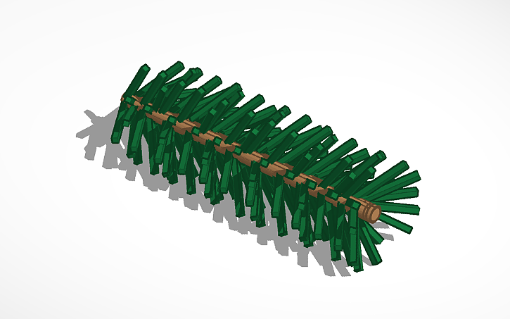 3D design Pine Tree Branch - Tinkercad