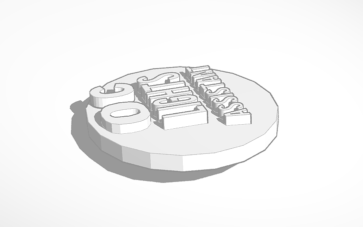 3d Design Badge Tinkercad