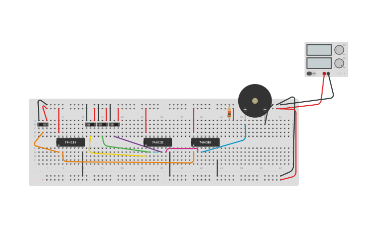 Circuit design Elevator - Tinkercad