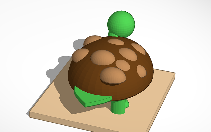 3D design TURTLE - Tinkercad