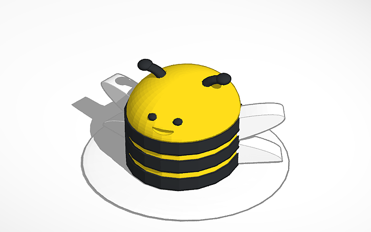3D design bumblebee - Tinkercad