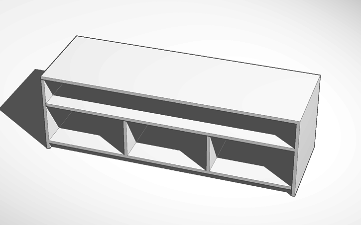 3D design Console Table - Tinkercad