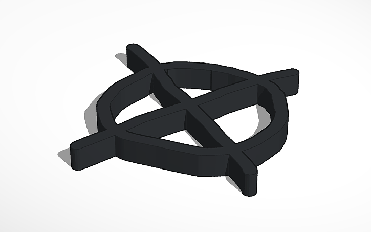 3D design Operator Symbol Keychain | Tinkercad