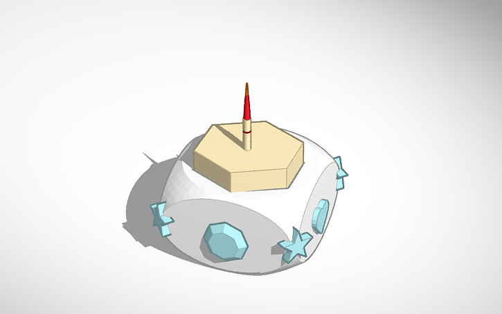 3D design candle | Tinkercad