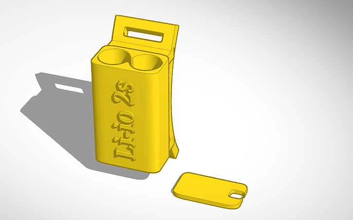 2S 18650 Battery Holder for Skyzone Cobra X by A_Thor | Download free ...