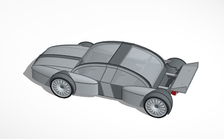 3D design Copy of Futuristic car - Tinkercad
