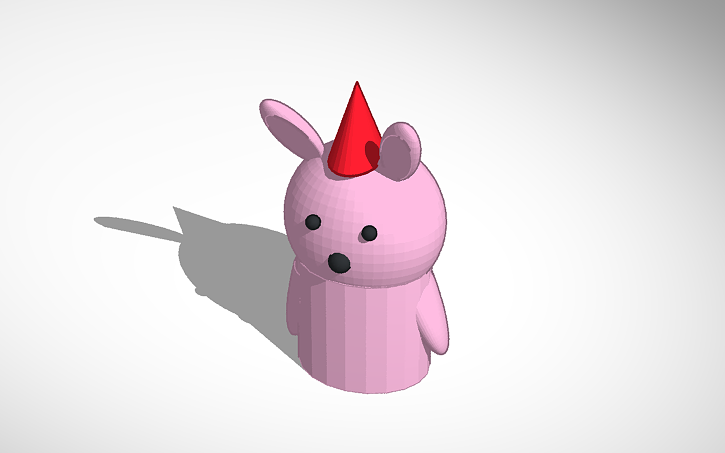 3D design Rabbit - Tinkercad