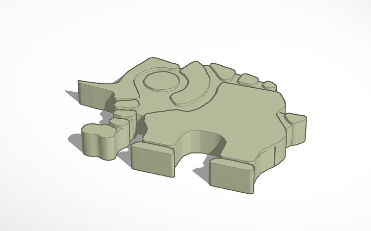 3D design Divine Beast Vah Ruta Emblem - Tinkercad