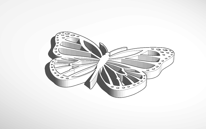 3D design Butterfly | Tinkercad