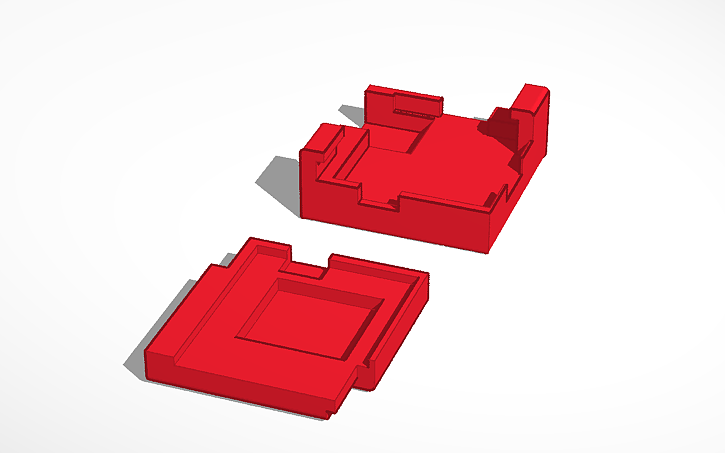 3D design USB_LoRa - Tinkercad
