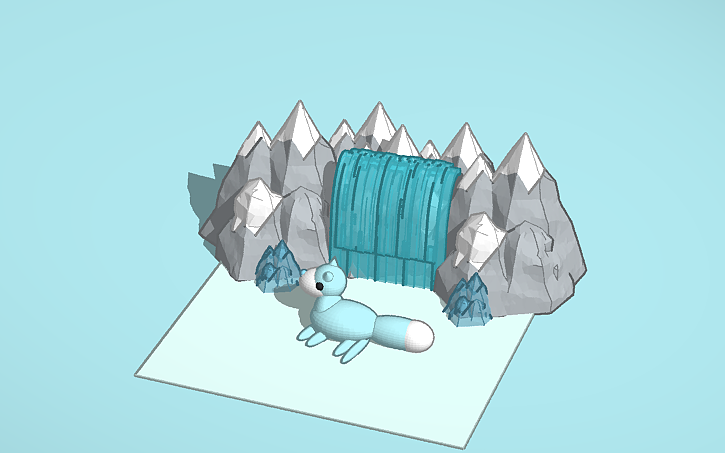 3d Design Ice Fox 🧊 Tinkercad